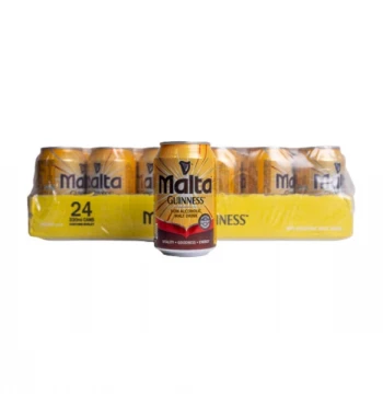 Malta Guinness Can Drink 330ml (24pcs) – Non-Alcoholic Malt Beverage ...