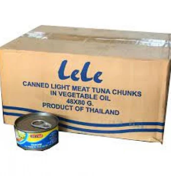 Lele Tuna Flakes 80g | Premium Canned Tuna in Vegetable Oil at Tonatua ...